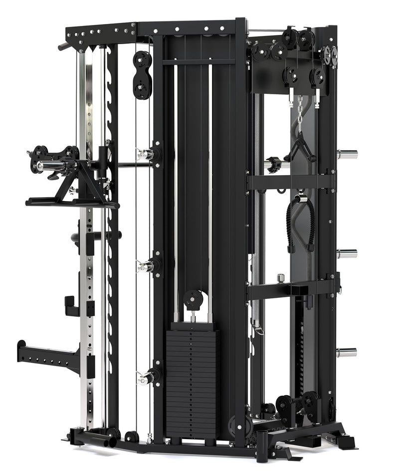 Force USA C10 All-In-One Functional Trainer + Sliding Bench Package ...