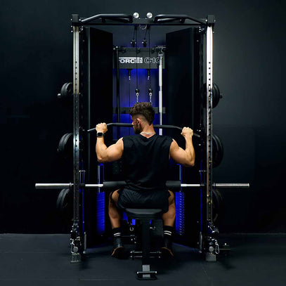 Force USA C10 All-In-One Functional Trainer + Sliding Bench Package ...